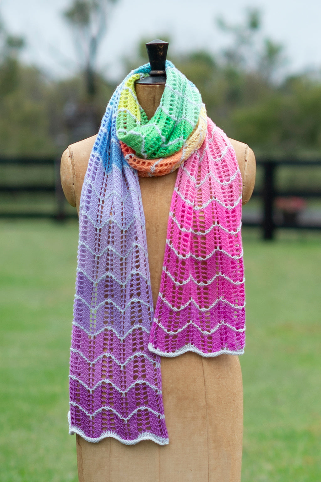 The Countdown to Christmas Scarf Pattern – The Australian Wool Store